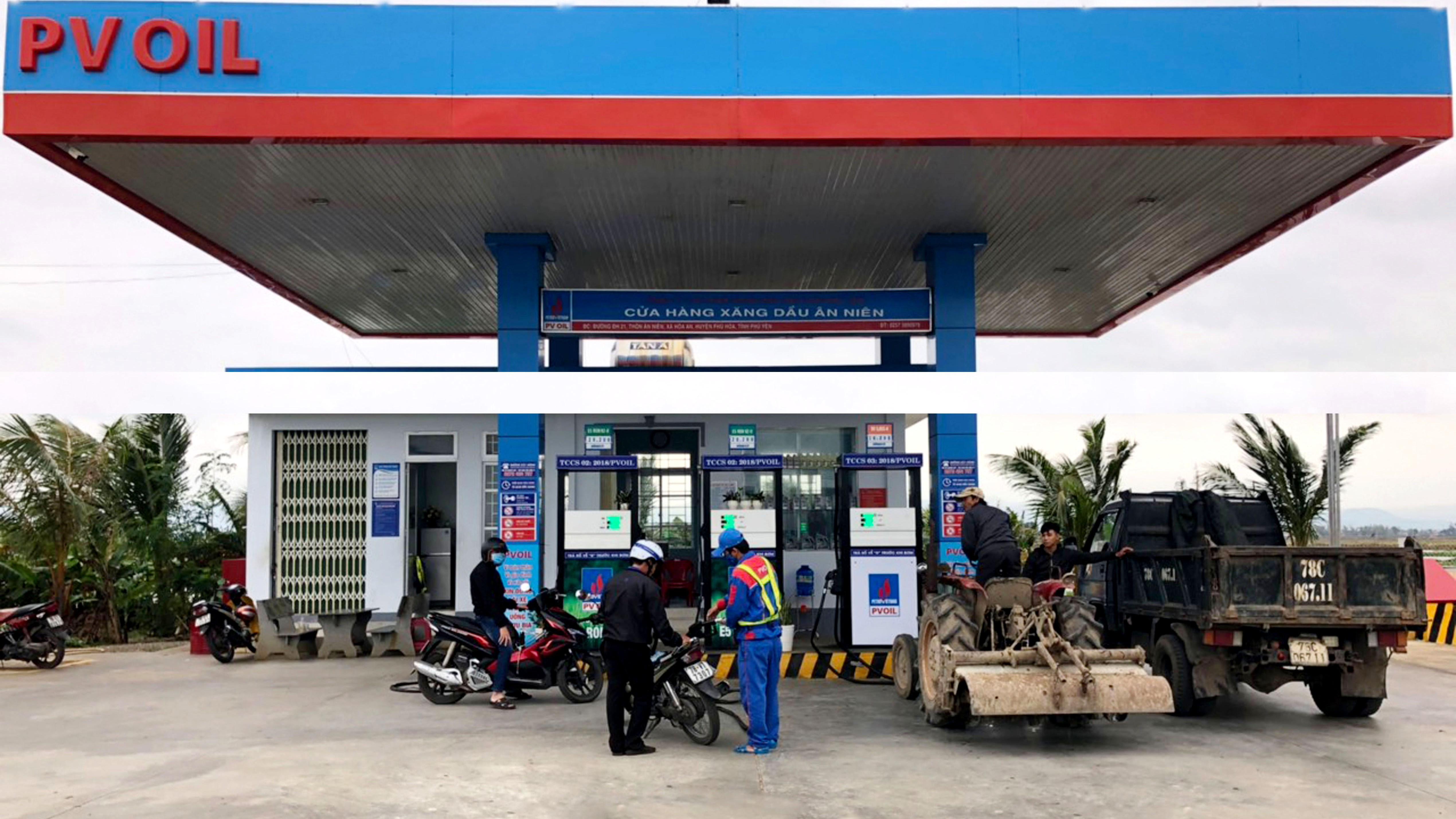 Cửa hàng xăng dầu PVOIL Ân Niên